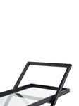 Deco Moore | Studio - JOHNSON BLACK STEEL AND GLASS CONSOLE TABLE