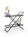 Deco Moore | Studio - JOHNSON BLACK STEEL AND GLASS CONSOLE TABLE