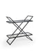 Deco Moore | Studio - JOHNSON BLACK STEEL AND GLASS CONSOLE TABLE